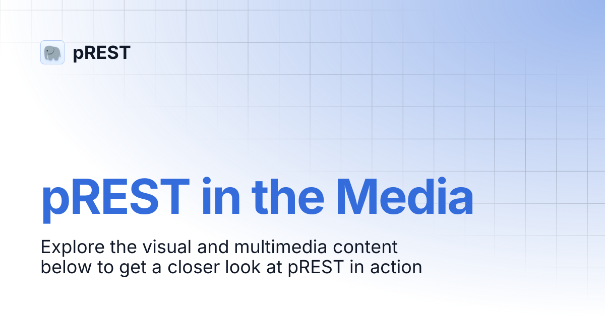 pREST in the Media | pREST
